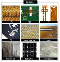 China FPC Cover Film Coating Laser Cutting Machine 400x400mm UV Galvanometer for sale