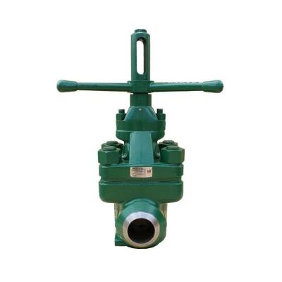China API 6A DM Mud Gate Valve 4inch 7500PSI SCH XXH Butt Weld Ends Casting Body Mud Valve for sale