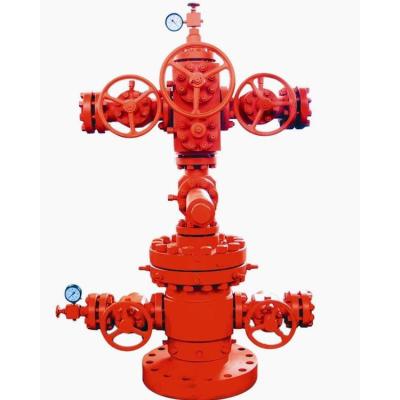 China Oil Production Wellhead Christmas Tree X-Mass Tree With Tubing Head And Adapter Flange For Oilfield for sale