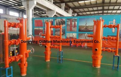 China Casing Rotating Cement Head 10000 psi Double Plug / Single Plug for sale