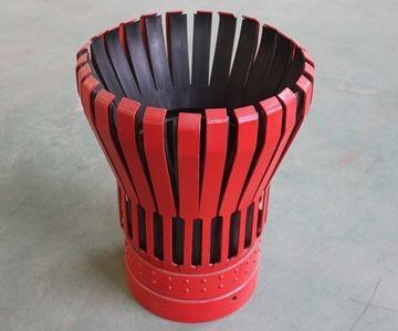 Cina Slittamento di cementazione del canestro degli strumenti del giacimento di petrolio della tela sulle alette d'acciaio del metallo in vendita