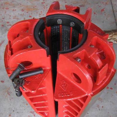 China API 7K Oil Well Drilling Equipment 2 3/8" - 7" Drill Pipe Rotary Slip For Oilfield for sale