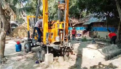Cina le ruote profonde XYX-3 quattro di 600m hanno montato il carotaggio sotterraneo Rig With Mud Pump in vendita