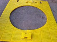 China Polyurethane Rubber Drilling Floor Mat Anti Slip 1490mm Width 50MPa Strength 30mm Thickness for sale