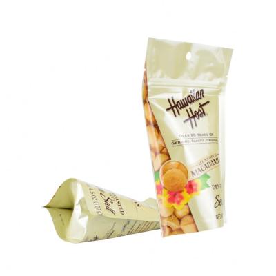 China Laminated Black Matte Stand Up Snack Packaging Bags Food Grade for sale