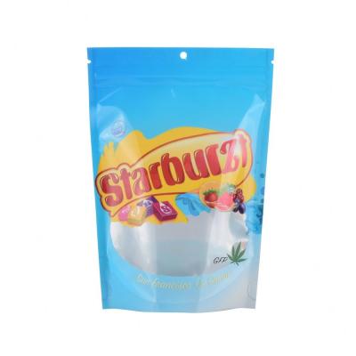 China Custom Logo Print Plastic Zipper Laminated Rice Bag Hologram Stand Up Pouch Food Bags For Packaging for sale