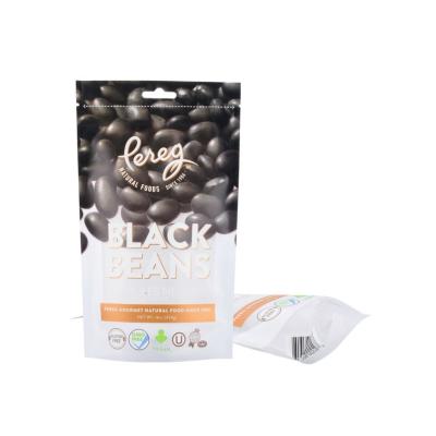 China Aluminum Foil Matte Black Zipper Bag , Stand Up Heat Seal Food Packaging Bags Manufacturers for sale