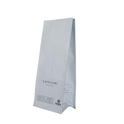 China High Class Aluminum Laminated Foil Pouch Flat Bottom For Coffee Packaging for sale