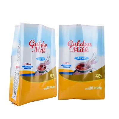 China Valved Flat Bottom Coffee Bag , Custom Printed Food Grade Laminated Aluminium Foil Pouch for sale