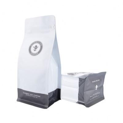 China Custom Printed Laminated Plastic Bags Ziplock Organic Food Flat Bottom Pouch for sale