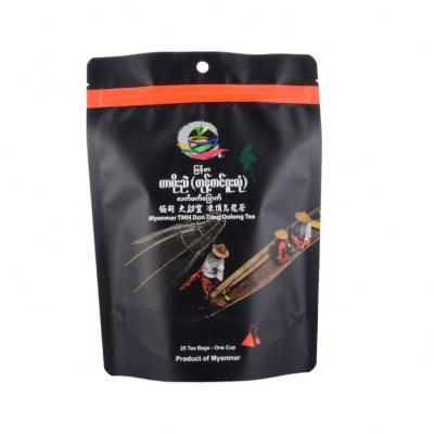 China Trade Assurance Welcome Zipper Stand Up Pouch Coffee Tea Bag Packaging for sale