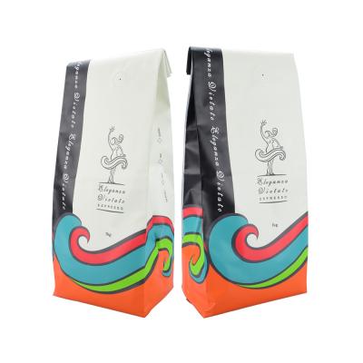 China Laminated Foil Side Gusset Coffee Bags , Customized Printed Logo Standy Zipper Pouch for sale