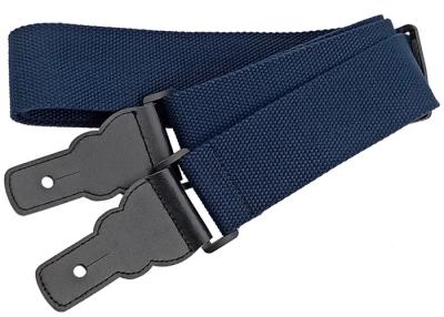 China Zhiyu Guitar strap blueness electric guitar accessories bass shoulder strap Pit pattern cotton wood guitar strap polyes for sale