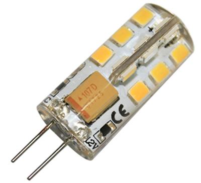 China El hotel interior cristalino de la casa ligera del nuevo elemento del silicón de la lámpara de la lámpara del maíz 12v AC/DC 2835 del LED G4 2w utilizó energía del ahorro en venta