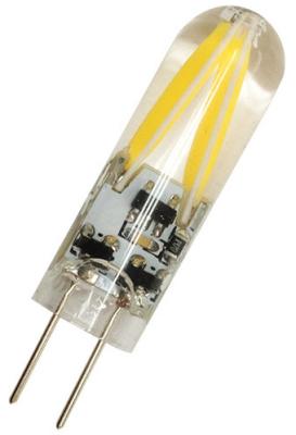 China el silicón llevado de la mazorca de G4 1.5w 12v Ac/Dc con el lumen Ra>70 del tubo de cristal 120-140 2 años de lámpara cristalina de la garantía utilizó nuevo estilo en venta