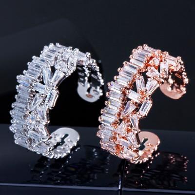Китай Fashion Copper Gold-Plated zircon Wedding ring women rings rainbow Adjustable Snake lion Ring Wholesale продается
