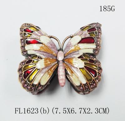 Китай Cute butterfly shape custom portable nice hot sale jewelry box продается