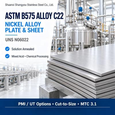 China ASTM B575 Alloy C22 Plate & Sheet for Mixed Corro2sion | N0602 for sale