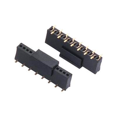 China Flash duplo personalizado do ouro do conector do encabeçamento de SMT da fileira de 2.54mm para a placa do PWB à venda