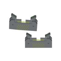 China 2.0mm Pitch Dual Row Straight Dip Ejector Header Connector for PCB Board 1.5A 500V for sale