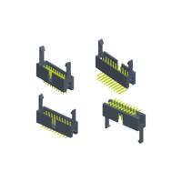 China 2.0mm Pitch Dual Row Straight Dip Ejector Header Connector for PCB Board 1.5A 500V for sale