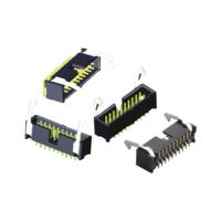 China 2.0mm Pitch Dual Row Straight Dip Ejector Header Connector for PCB Board 1.5A 500V for sale