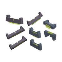China 2.0mm Pitch Dual Row Straight Dip Ejector Header Connector for PCB Board 1.5A 500V for sale