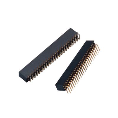 Cina Fila doppia 40p Pin Header Smt Single Row dell'angolo retto 1,27/2,0/2.54Mm in vendita