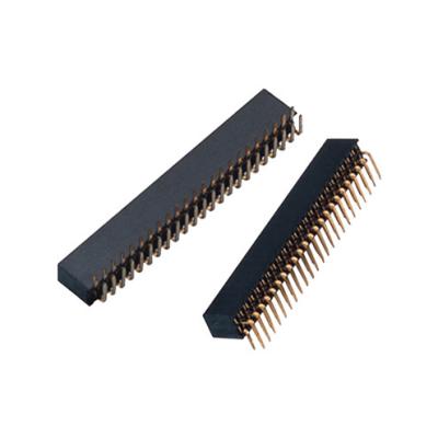 Cina Fila doppia 40p Pin Header Smt Single Row dell'angolo retto 1,27/2,0/2.54Mm in vendita