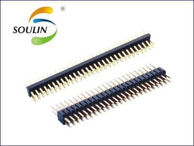 Cina bordo 1.0Amps per imbarcarsi sul connettore dell'incavo del PWB di Pin Header 1.27mm in vendita