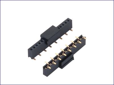 Китай строка покрытая золотом женского заголовка тангажа 1.27mm пластиковым водоустойчивым одиночная SMT H5.7 вышла передний правый зад с крышкой продается