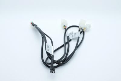 Chine shenzhen factory 10-pin serial port cable black pcb molded wire harness custom cable à vendre