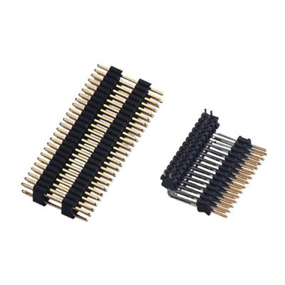 Cina intestazione impermeabile su misura diritta del perno della fabbrica di Shenzhen di fila doppia dell'intestazione del perno di 2.54mm in vendita