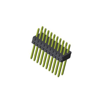 China Chapeamento de ouro preto UL94V-0 plástico do conector do encabeçamento de PA6T Smt à venda