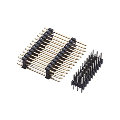 China Chapeamento de ouro preto UL94V-0 plástico do conector do encabeçamento de PA6T Smt à venda