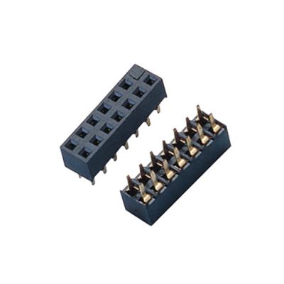 Cina impermeabile di plastica doppio di SMT H4.0 di fila dell'intestazione femminile del passo di 2.0mm con il cappuccio senza colonna in vendita