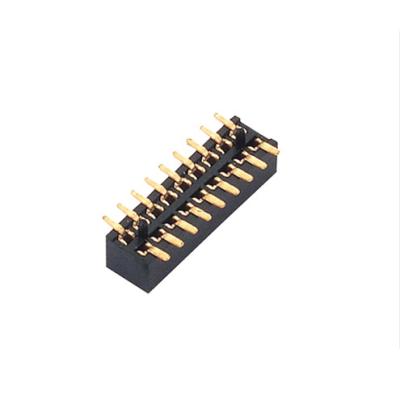 Cina fila doppia singolo SMT palstic nero H2.0 Ytype dell'intestazione femminile del passo di 2.0mm con la colonna in vendita