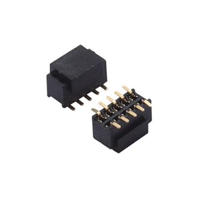 Cina la fabbrica di Shenzhen del passo di 1.27mm ha personalizzato la fila doppia SMT H2.0 dell'intestazione femminile nera impermeabile in vendita