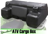 China Black 250cc ATV Rear Box 82x52x30 cm High Density Polyethylene Storage for sale