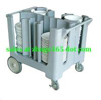 China Grey Plastic Adjustable Dish Plate Caddy 240-300 Plates 1050mm for sale