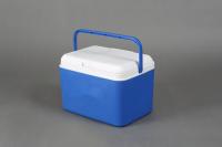 China Portable 8 Liter Blue Plastic Ice Cooler Box for Outdoor Camping Fishing for sale