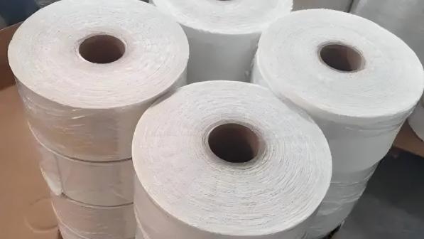 Close-up view of Polyester Veil Combo Chopped Strand Mat texture