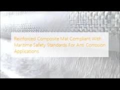 Anti-corrosione Fibra di vetro Matting Roll leggero con norme di sicurezza