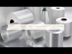 Rotolo di filo di fibra di vetro ad alte prestazioni e alta resistenza per diverse applicazioni composite