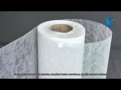 Matto in fibra di vetro non tessuto resistente agli alcalini ad alta traspirabilità Matto a filo continuo