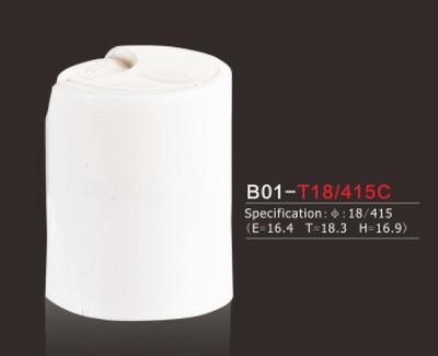 China 18/415 shampoo bottle disc cap smooth wall lotion body cap for sale