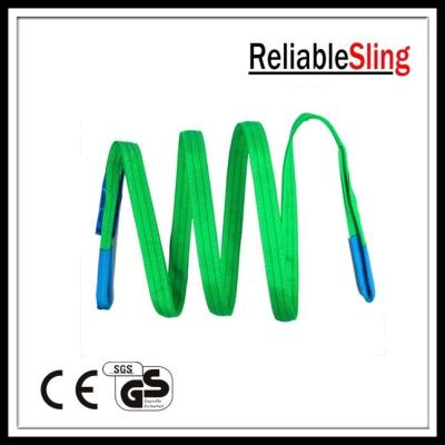 China Slinger van de polyester de Duplex Vlakke Singelband, Oog aan Oog Slinger Te koop