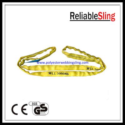 中国 ボート/貨物/クレーン持ち上がることのために無限耐久ポリエステル円形の吊り鎖 販売のため