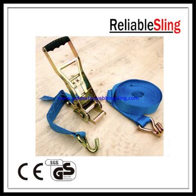 Cina Il cricco lungo della maniglia ergo lega giù la cinghia, carico blu che frusta la cinghia/cinghie in vendita