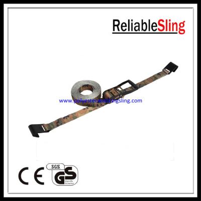 Cina Il cavo 100% del poliestere/rimorchio dell'automobile del gancio lega pianamente giù attacca 20ft 25ft 40ft in vendita
